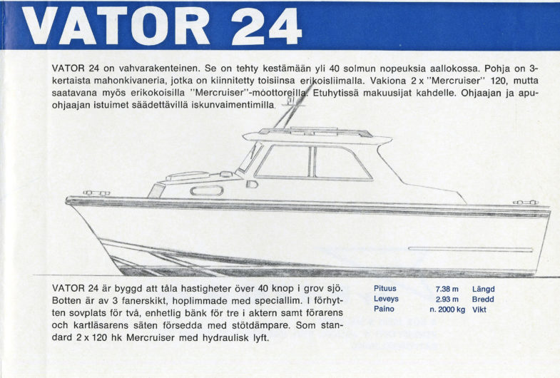 Klassikko: Vator-veneet, osa 1 – Vesille nopeutta ja tyylikkyyttä ...