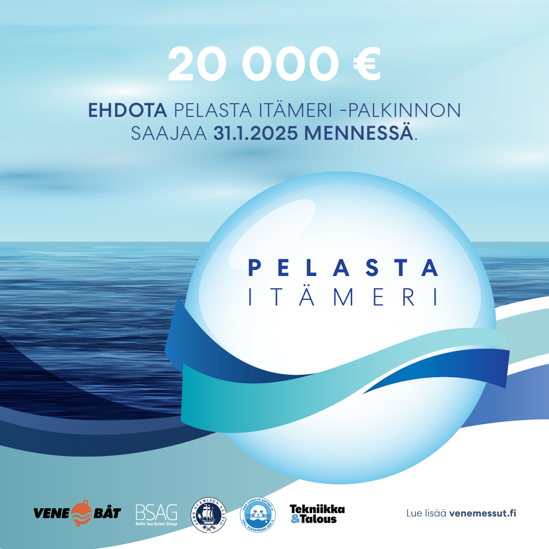 Pelasta Itämeri -palkinnon saajaa voi taas ehdottaa - Kipparilehti.fi